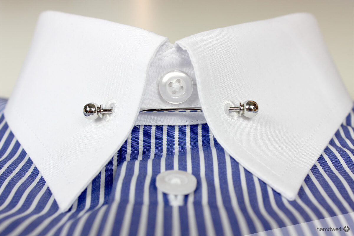 Picadilly-Kragen, Pin Collar, Pin-Kragen | Maßhemden von hemdwerk®
